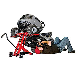 MoJack HDL 500 NO 45501-OP Hydraulic Cylinder Lift Jack for Zero Turn Radius Riding Lawn Mower Maintenance and Repair, 500lb Lifting Capacity with Locking Bar for Added Safety