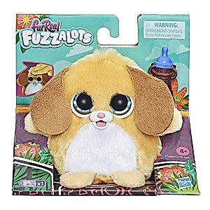 FurReal Fuzzalots Puppy Color-Change Interactive Feeding Toy, Lights and Sounds, Ages 4 and up
