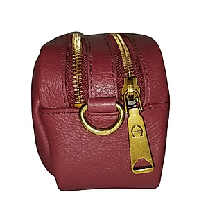 Etienne Aigner Stella Mini Leather Camera Crossbody - Antic Cordovan