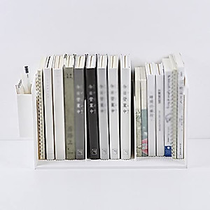 Bookends Plastic Book Bookends Bookshelf 3-Layer Anti-Moving Bookend Student Desktop Bookshelf Office File Storage Rack Book End Desk Organiser
