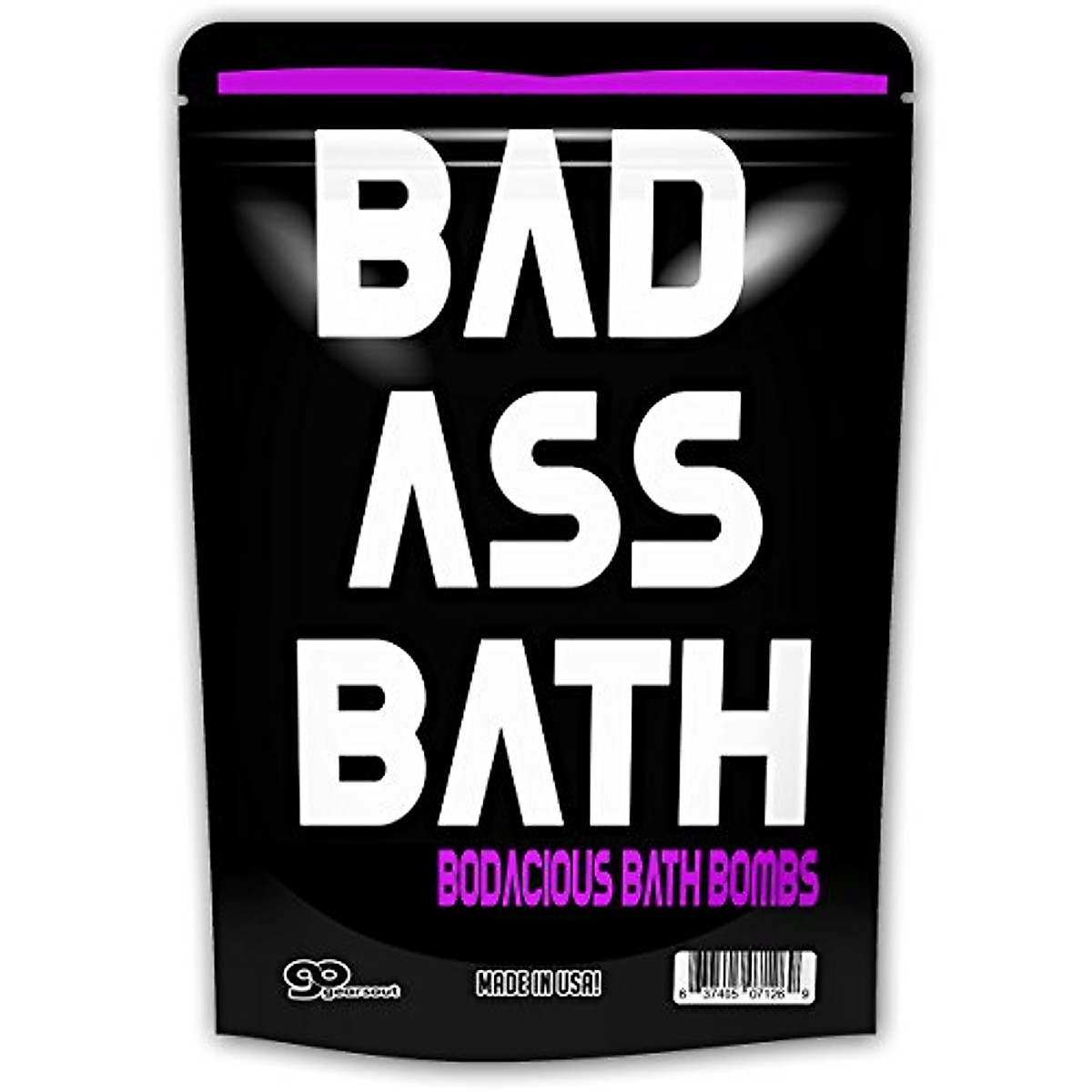 Bad Ass Bath Bombs XL Bath Fizzers for Friends Funny Badass Gags for Men Teens Stocking Stuffers White Elephant Ideas Secret Santa Cool Bath Bombs for Men Novelty Bath Fizzers