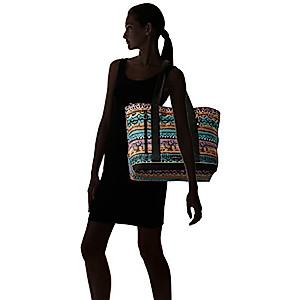 Sakroots New Adventure Finch Large Tote, Sherbet one World