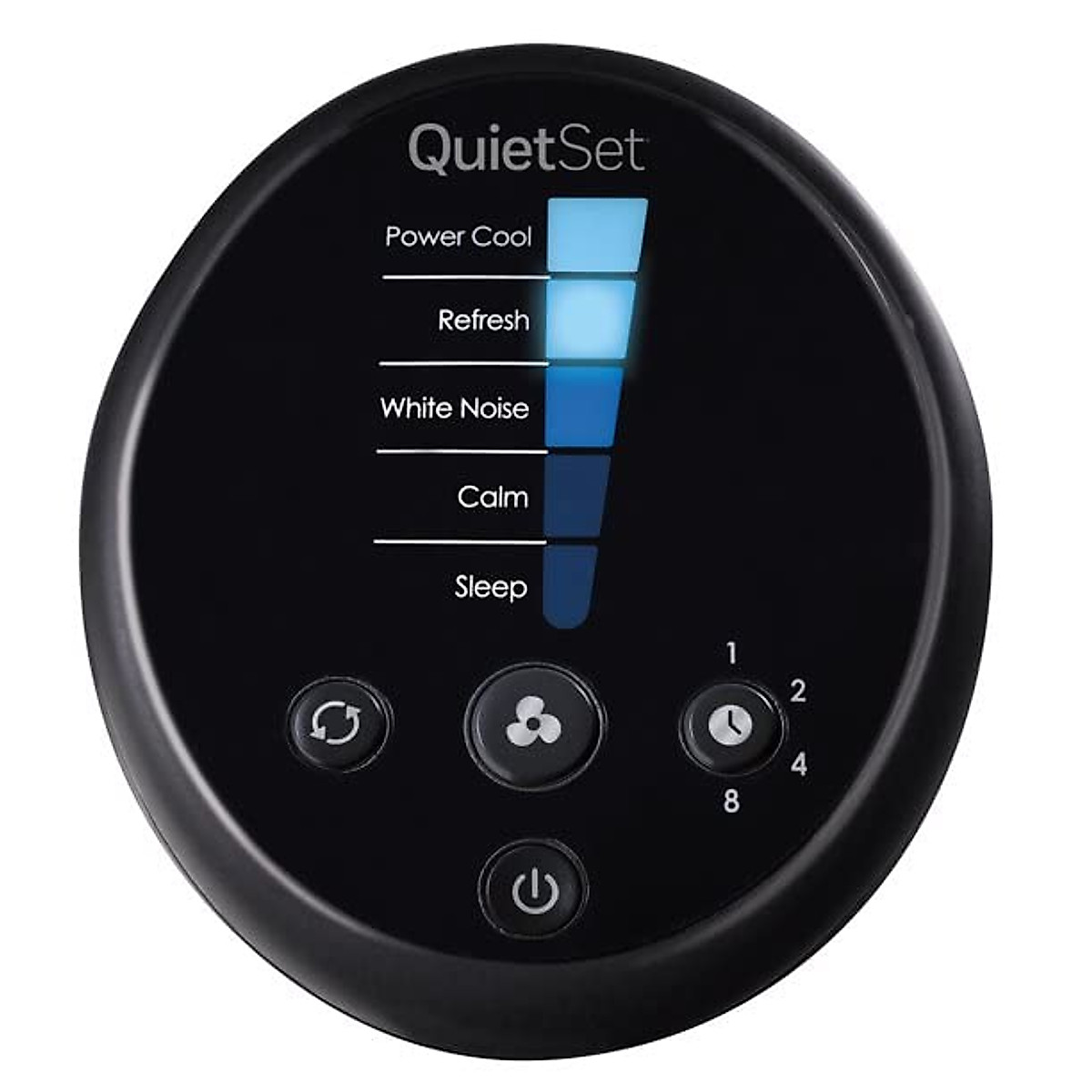 Honeywell QuietSet Oscillating Electric Tower Stand Fan 40”, Powerful and Quiet 5-Speeds with Remote Control, Black - HYF260BV2 (Renewed)