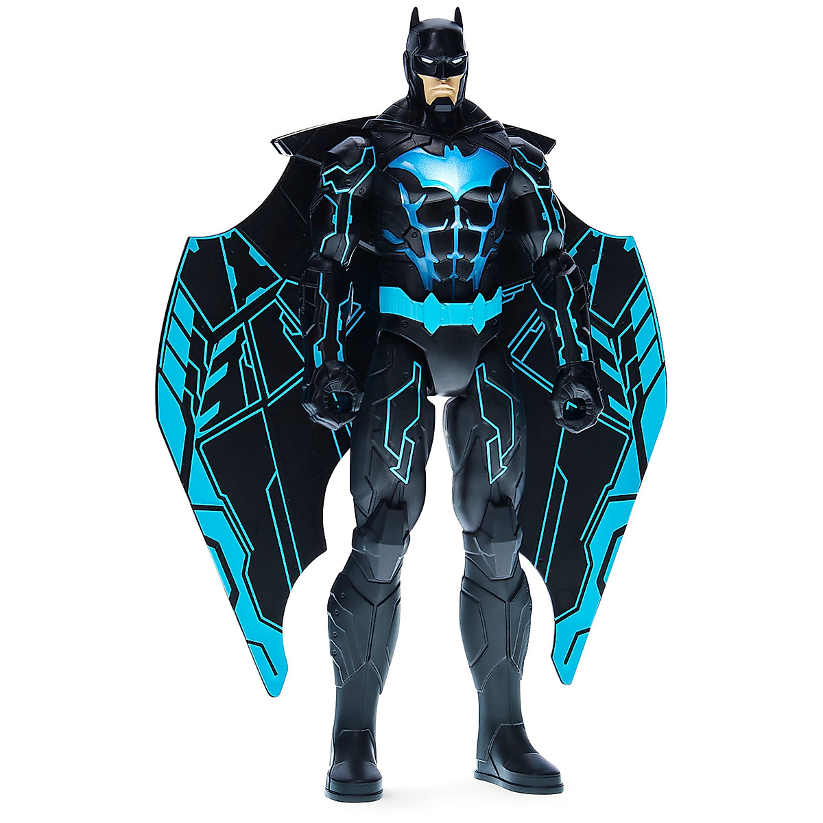 DC Comics Batman Bat-Tech 12-inch Deluxe Action Figure with Expanding Wings, Lights and Over 20 Sounds, Kids Toys for Boys