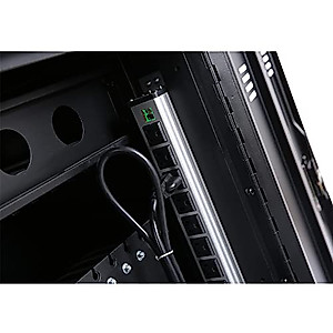 Oursoula Laptop Storage Rack for Multiple Laptops, Storage for A Total of 30 Devices, Mobile Charging Cabinet and Cart for Tablets and Laptops Up to 17'' Screen Size., Black