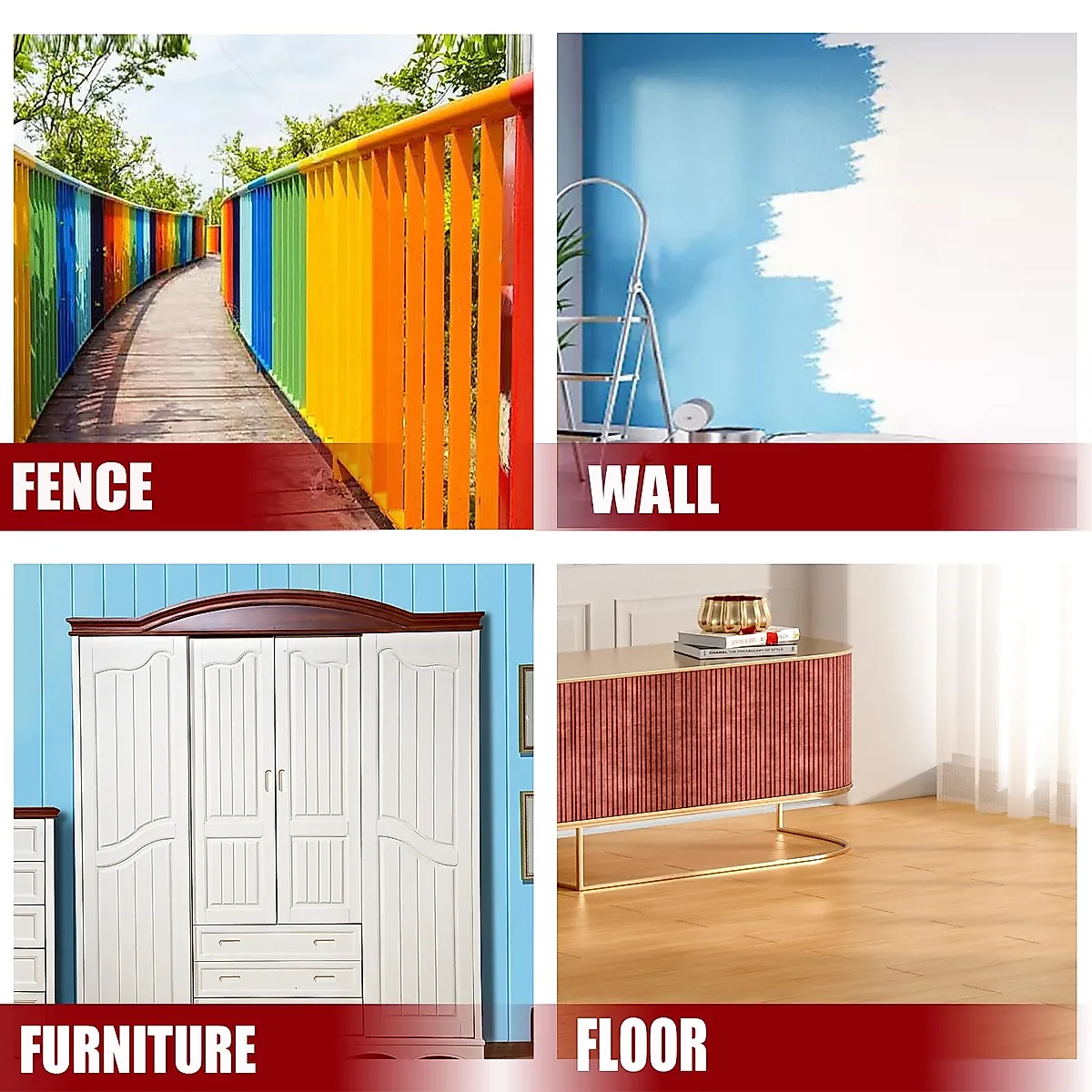 Cordless Paint Sprayer for Milwaukee 18V Battery, TEETOK HVLP Paint Sprayer with 2 Nozzles & 3 Patterns, for Painting Walls, Furniture, Gardens, Fences (Battery not Included)