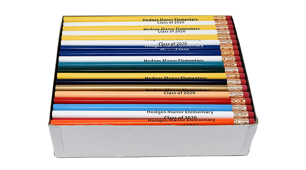 Personalized Round Pencils - Custom Imprinted 500 Count