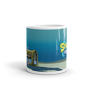 SpongeBob SquarePants The Krusty Krab 11 oz White Mug- Officially Licensed