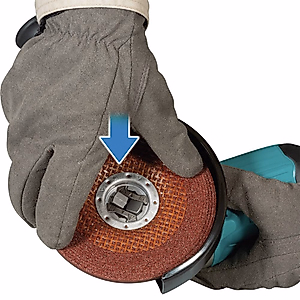 Makita XAG26Z 18V LXT® Lithium-Ion Brushless Cordless 4-1/2” / 5" Paddle Switch X-LOCK Angle Grinder, with AFT®, Tool Only