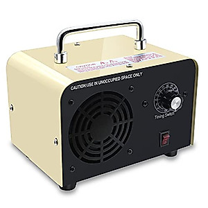 Commercial Ozone Generator, 10,000mg/h Industrial Ozonator Deodorizer Ozone Machine Odor Remover, for Room Home Bar Farms Cars and Pets Powerful Cleaning (Yellow)