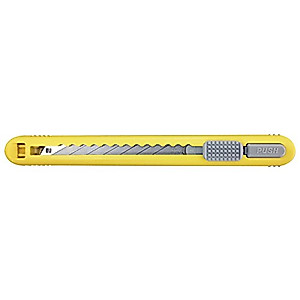 NT Cutter ABS Grip 30-Degree Multi-Blade Cartridge Knife (A-553P),Yellow