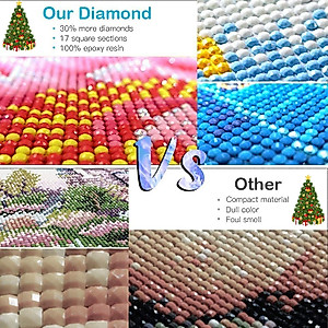 Christmas Diamond Painting Kits for Adults - Snowman 5D Diamond Art Kits for Adults Beginner, DIY Full Drill Diamond Dots Paintings with Diamonds Gem Art and Crafts for Adults Home Wall Decor