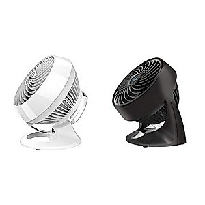 Vornado 460 Small Whole Room Air Circulator Fan with 3 Speeds, 460-Small, White & 133 Compact Air Circulator Fan
