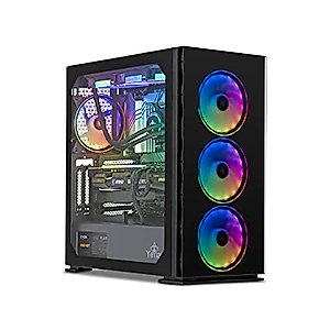 YEYIAN Yari X21 Gaming PC Computer, INTEL 12th Gen Alder Lake i9-12900KF 16-Core 3.2GHz, GeForce RTX 3080 10GB GDDR6X, 2TB NVMe Gen 4 SSD, 2TB 3.5” HDD, 32GB DDR5 4800MHz, 240mm AIO ARGB WiFi 6 BT 5.2