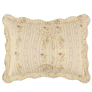 Greenland Home Antique Rose 100% Cotton Quilted Pillow Sham, Standard 20x26-inch, Multicolor