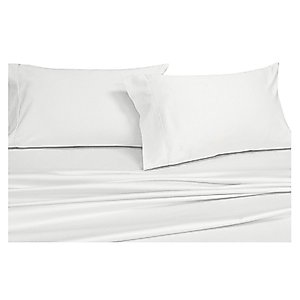 Royal Hotel's Solid White King Size 7PC Bedding Set 650-Thread-Count Cotton-Blend Wrinkle-Free