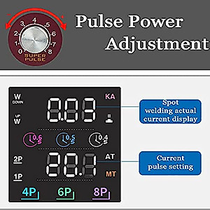 ALSUP 737DH Induction time delay Battery spot Welder, Intelligent Welder, Pulse spot Welder, 18650 Lithium ion Battery Welding, Heavy Duty Small Welder CE Certification
