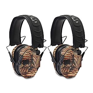 Walkers Razor Slim Electronic Shooting Muffs 2-Pack Bundle, USA 2nd Amendment (2 Items)