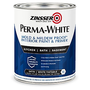 1 qt. White Satin Water Interior Paint