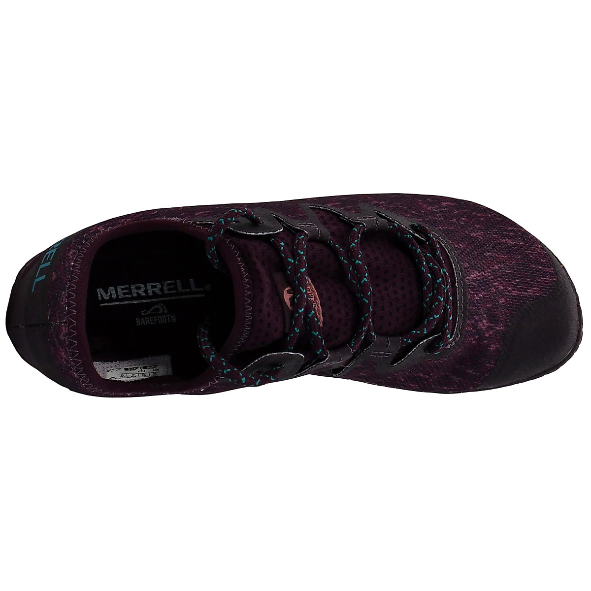Merrell Women's Hiking Shoe Vapor Glove 5 Burgundy US Size 8