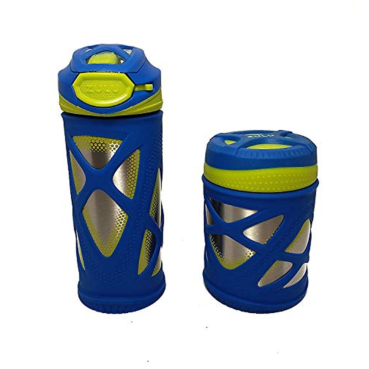 Zulu Kids Water Bottle and Canister Set - Blue