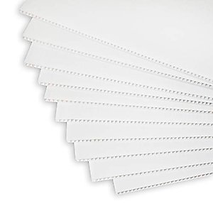 Corrugated Plastic Sheets | 17in x 13in | 10 Pack | Blank Coroplast Poster Board Signs for Offices, Classrooms, Yard and Garage Sales, Realtor Open Houses, and Custom Birthday, and Graduation Messages