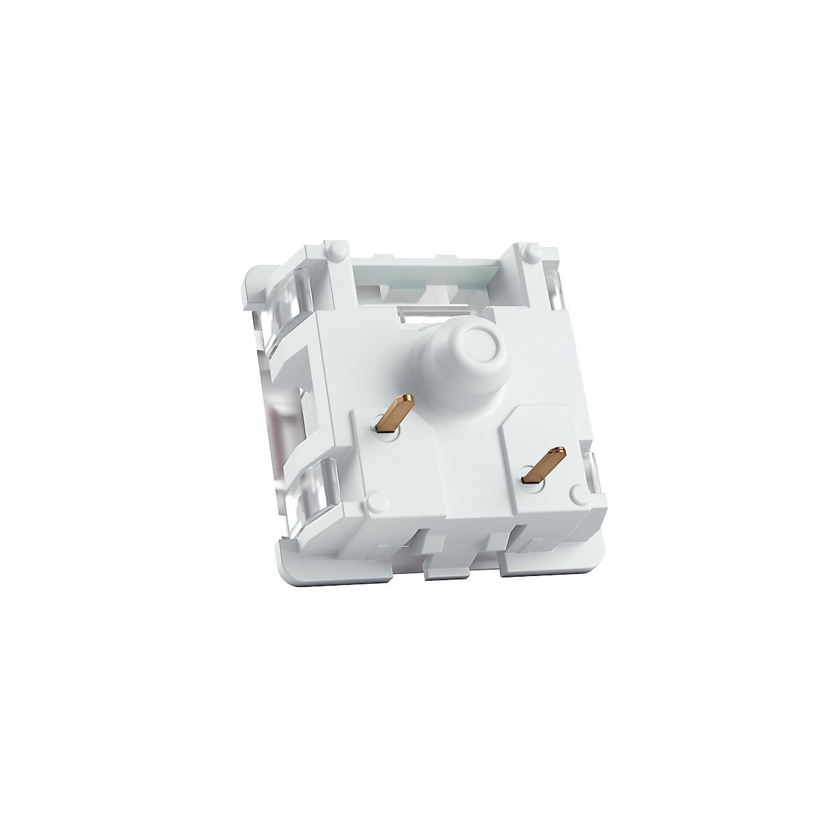 Gateron Linear Switches x Glorious 120 PCS - for Mechanical Keyboards, Gaming and Programming, 3-Pin, Transparent with Red Stem, LED-SMD Compatible