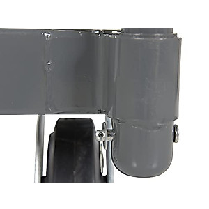 Vestil ECSPT-2448 Steel Smooth Deck Platform Truck 24 In. x 48 In. 2000 Lb. Capacity Black