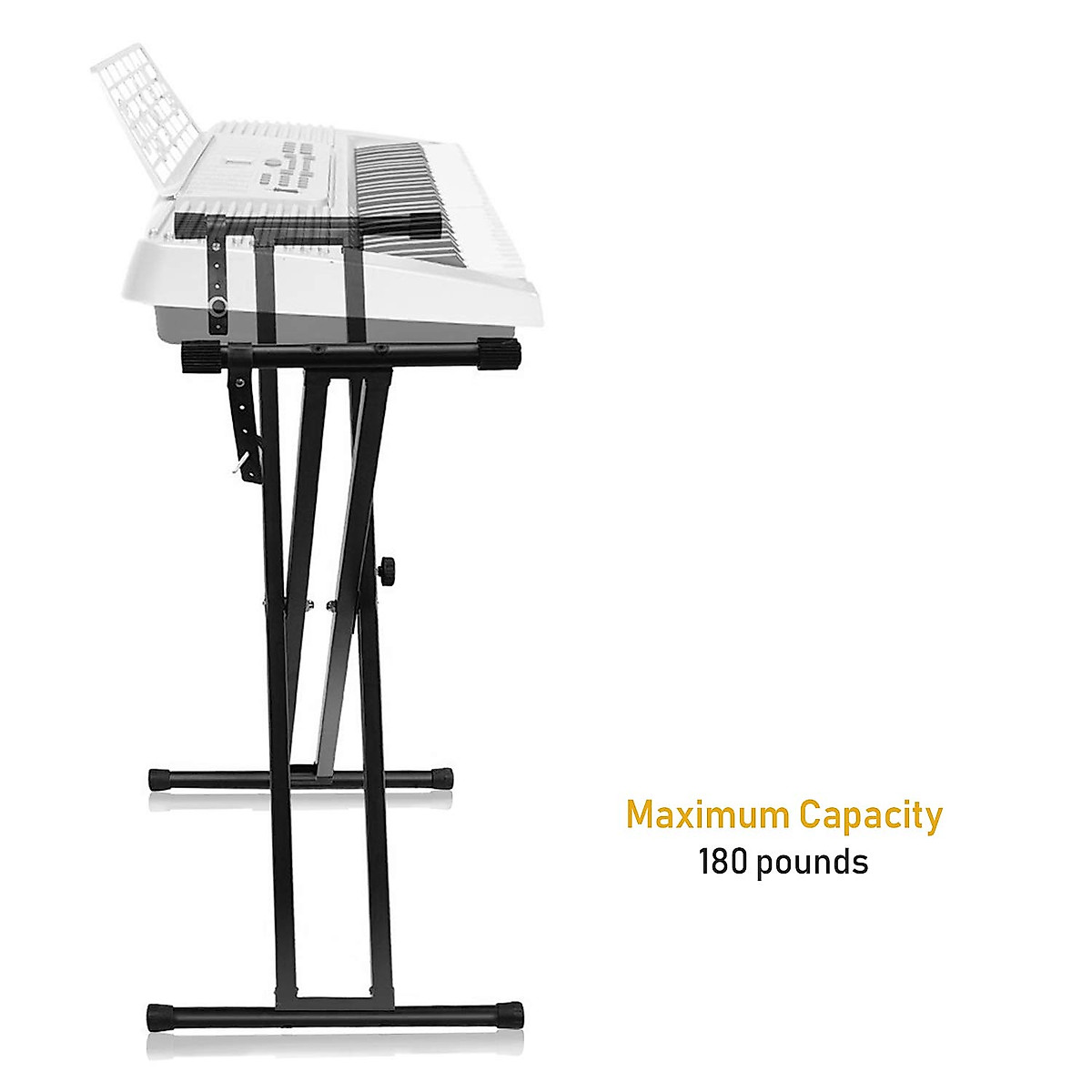PARTYSAVING Pro Series Adjustable X Style Piano Keyboard Heavy Duty Premium Stand (Double-Braced X Style Keyboard)