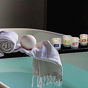 HELLY Soy Candle Strong Scented Candles - Aromatherapy Candles Long Lasting Candles White Frosted Glass Jar Candle (Lemon, Lavender, Rose ，Jasmine，Vanilla，Bergamot) -12 Pack