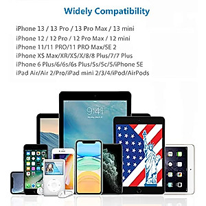 Aux Cord for iPhone, Lightning to 3.5mm Audio Nylon Braided Cable for iPhone 13 12 11 XS XR X 8 7 6 iPad iPod to Car/Home Stereo/Headphone/Speaker, Apple MFi Certified Headphone Jack Adapter (Pink)