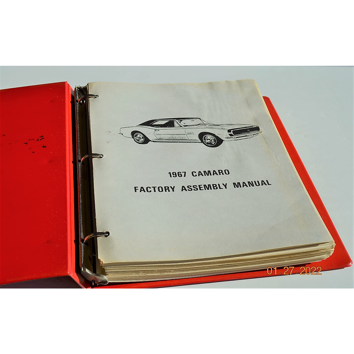 1967 Camaro Factory Assembly Manual Reprint including RS SS Z28