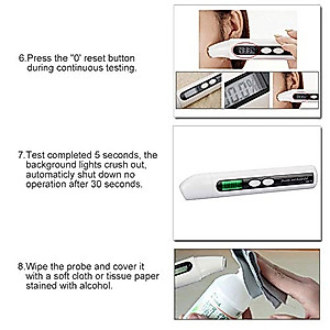 Skin Moisture Analyzer Portable, 0~99.9% Skin Moisture Detector Digital LCD Skin Face Moisture Oil Analyzer Monitor Tester Detector