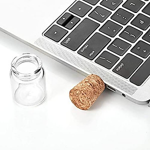 SBR USB Flash Drives , 8GB / 16GB / 32GB / 64GB Waterproof Cute Novelty Silicone USB 2.0 USB Flash Memory Stick Data Storage Pendrive Thumb Drives (64GB, Floating Bottle)