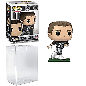 Pop NFL: Howie Long Oakland Pop # 151 Vinyl Figure (Bundled with EcoTek Pop Box Protector Case)