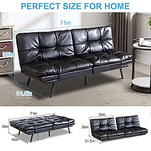 MUUEGM OJL-SF-BLACK-004-new Sofabed, Black New