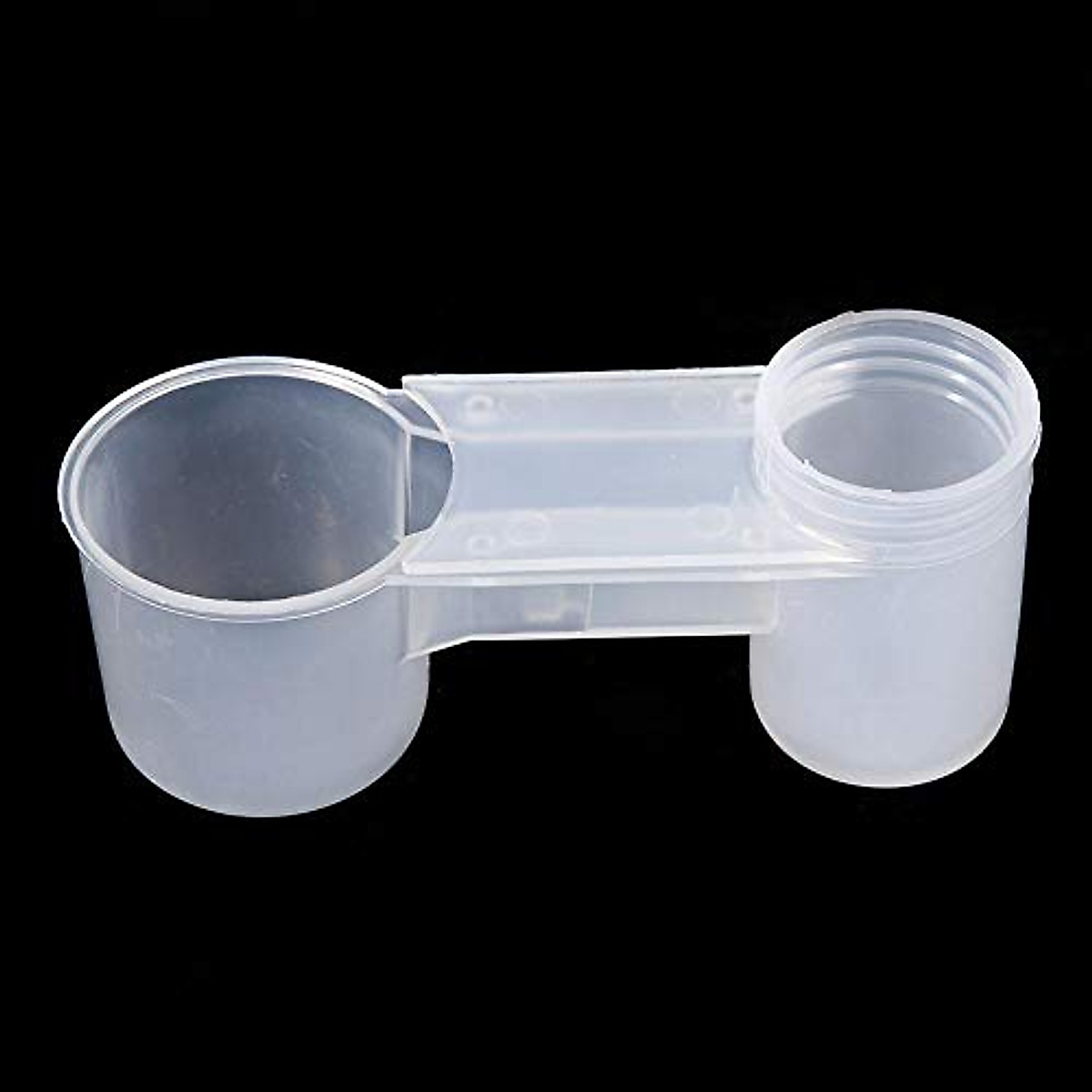 10PCS Bird Water Drinker Cup, Plastic Water Feeder Drinking Bowl for Birds Pigeons Parrots