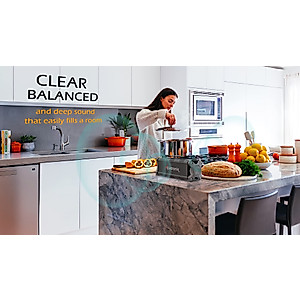 Alpatronix Bluetooth Speaker 60W(80W Max), IPX6 Waterproof, Portable Wireless, 8000mAh Power Bank, Handsfree, Shockproof, TWS, DSP, Stereo, Subwoofer, TF Card, NFC, AX500, Indoor&Outdoor –Black Gray