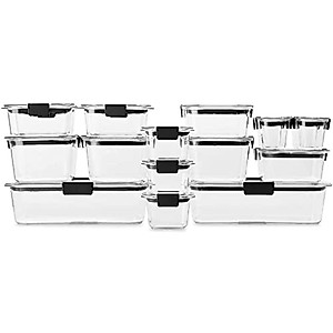 Rubbermaid Storage container set, Clear