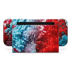 Spiderman Skin Decal Vinyl Sticker Compatible with Nintendo Switch Console + 1 Controller Skins Set