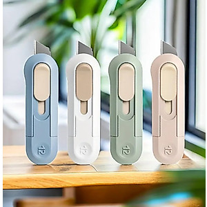 Generic 4 peice Box cutter, retractable box cutter. Arts and crafts cutter, precision cutter, Pocket cutter, razor blade retractable