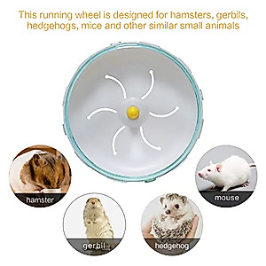 8.3" Silent Spinner-Non-Slip-Large Exercise Running Hamster Wheel for Small Animal Pet -Like Hamster,Chinchillas,Gerbils,Hedgehogs and Mice.