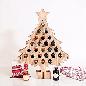 DLOETT Tree Shaped Wine Rack Wooden Bottle Rack Display Rack Party Furniture Wine Rack Wine Set