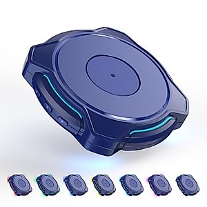 Mouse Jiggler,Undetectable Mouse Mover Device|Auto Clicker Mouse Wiggler with Timer, RGB Lights, ON/Off Switch, Driver-Free,Mover Simulator Random Turntable,Keep PC Screen Awake,Compatible All (Blue)