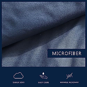 Nautica - Full Bed Set, Reversible Comforter Set, Includes Bonus Sham(s), Fitted Sheet, Pillowcase(s) and Laundry Bag, Dorm Room Essentials (Harmead Navy, Full)