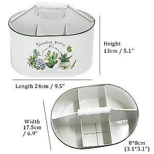 Fashionstorm Utensil Caddy Flatware Organizer for Kitchen Outdoor Picnic Utensils Holder