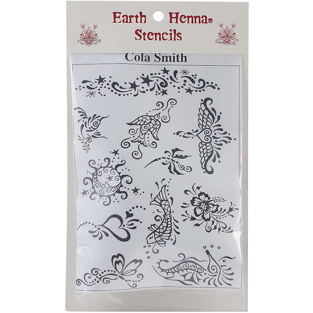 Earth Henna Stencil Transfer Pack, Cola Smith Designs