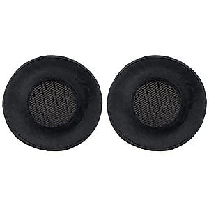 1 Pair Earpads Compatible with Corsair Virtuoso RGB Wireless SE Headphones Replacement Velour Memory Foam Ear Cushions Headset Repair Parts Black