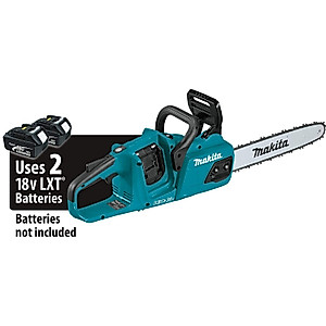 Makita XCU07Z 18V X2 (36V) LXT Lithium-Ion Brushless Cordless 14" Chain Saw, Tool Only, Teal (Renewed)