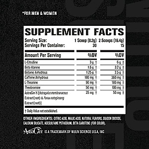 NITROSURGE Pre Workout Supplement - Endless Energy, Instant Strength Gains, Clear Focus, Intense Pumps - Nitric Oxide Booster & Powerful Preworkout Energy Powder - 30 Servings, Pineapple